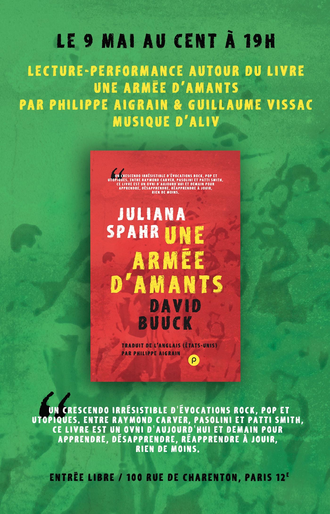 [NOUVEAUTÉ] Une armée d'amants, de Juliana Spahr & David Buuck ...